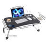 George Oliver Laptop Desk for Bed Couch, Portable Laptop Stand for Desk ...