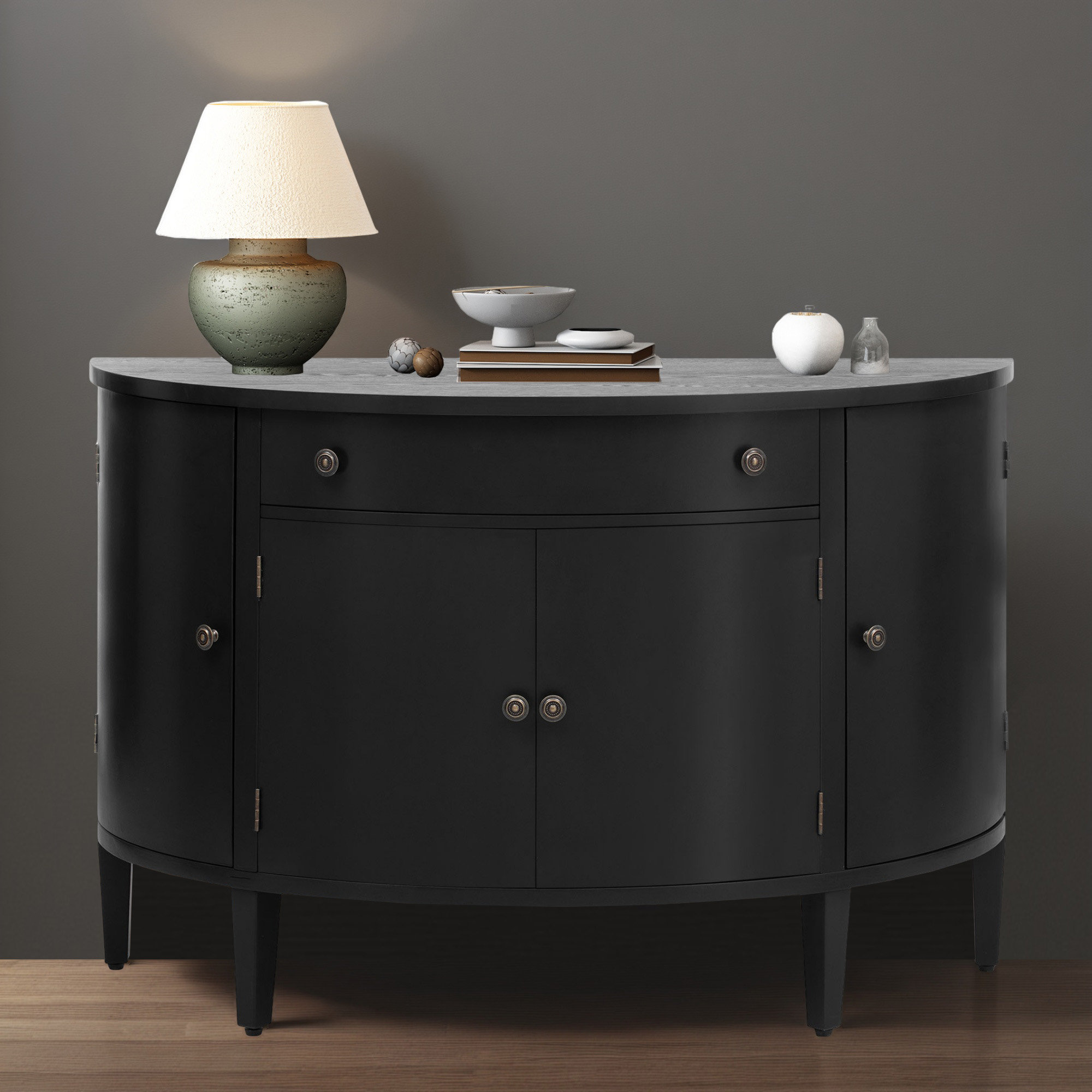 Corrigan Studio® 47" Kitchen Storage Sideboard Buffet Cabinet Console ...