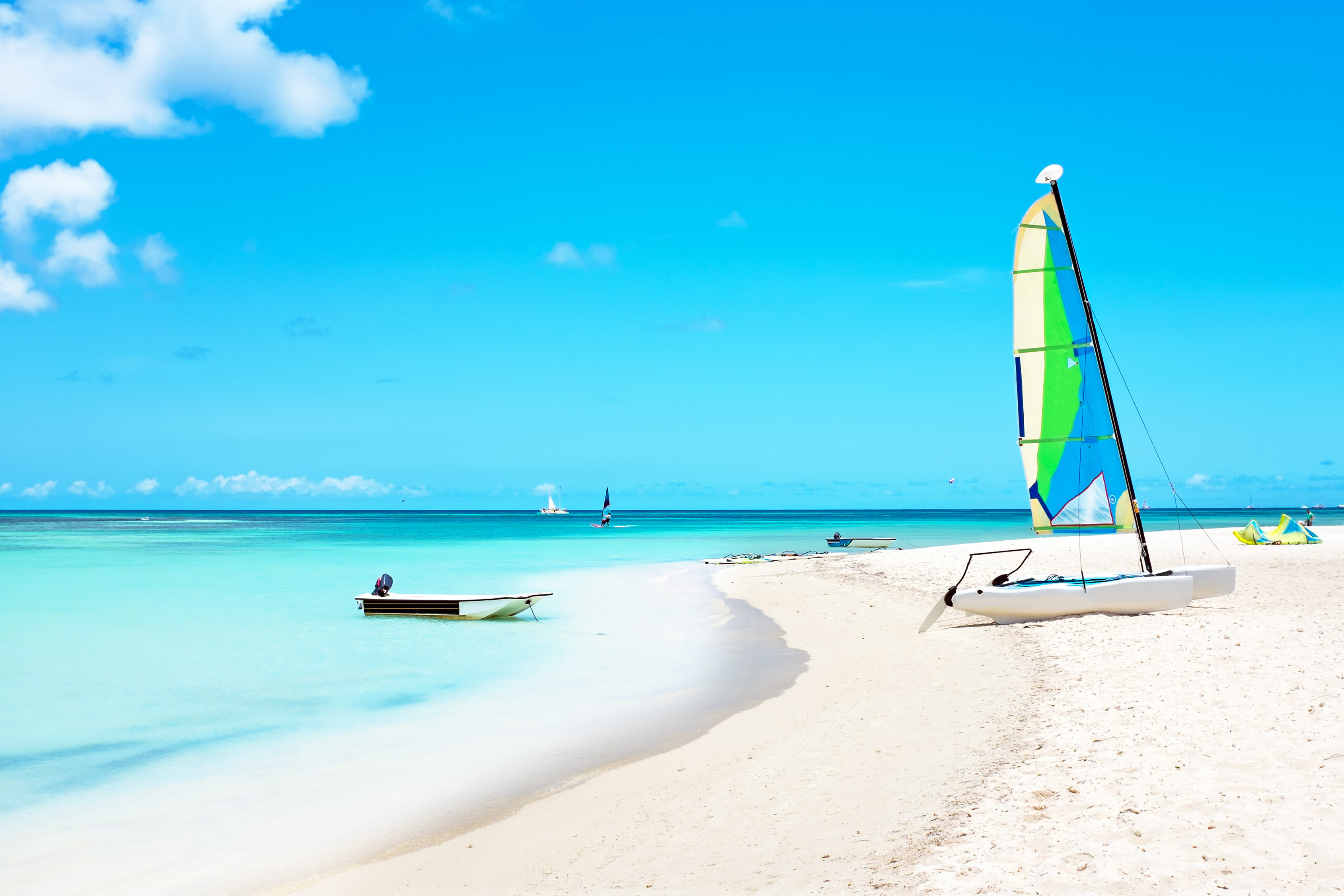 Breakwater Bay Aruba Island - Wrapped Canvas Photograph | Wayfair
