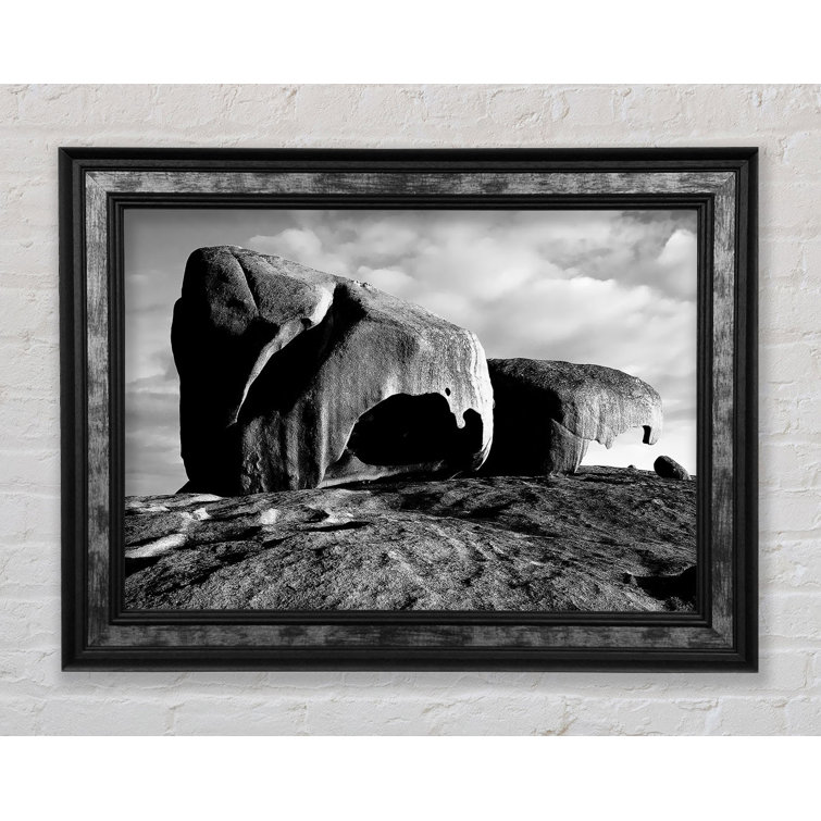 Bright Star Boulders On Top Of The World B N W - Single Picture Frame ...