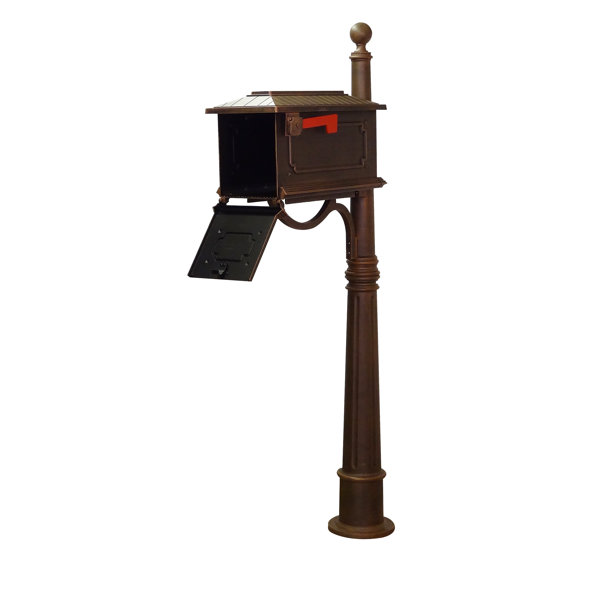 Special Lite Products Kingston Post Mounted Mailbox with Post Included ...