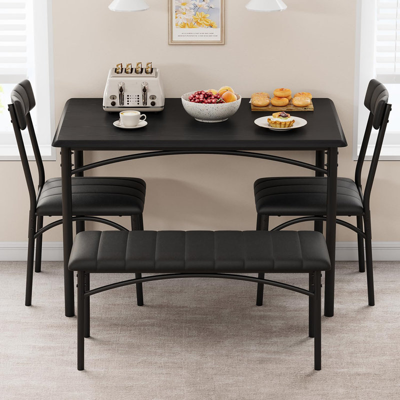 Ebern Designs Komuda 4 - Piece Dining Set & Reviews | Wayfair