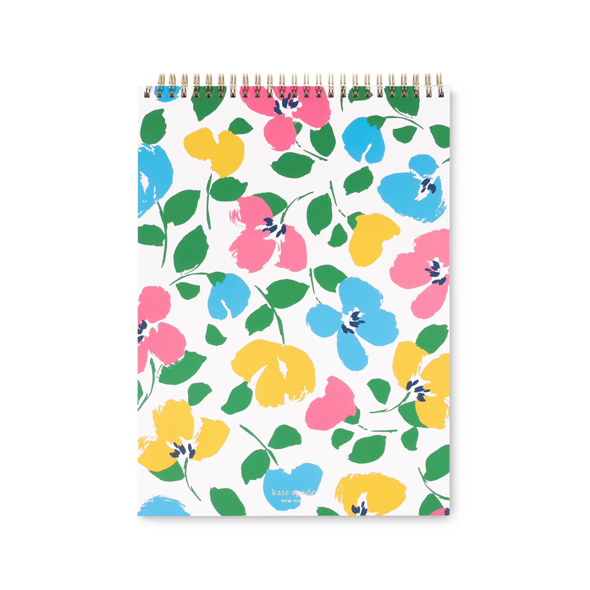 kate spade new york Large Top Spiral Notebook, Painterly Bouquet | Perigold