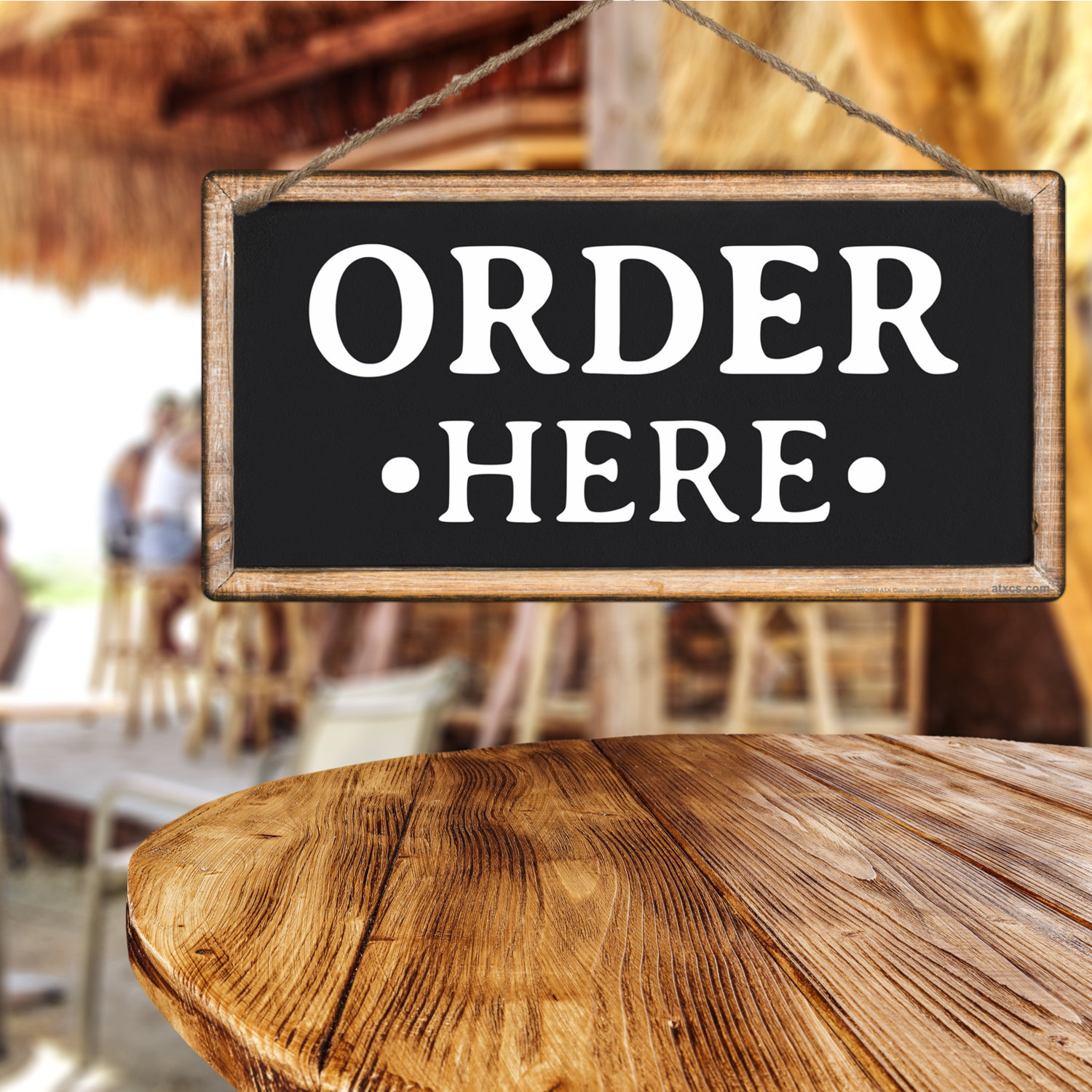 ATX CUSTOM SIGNS Order Here Sign | Wayfair