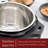Mega Chef 6 Quart 11-in-1 Electric Pressure Cooker – Stainless Steel ...