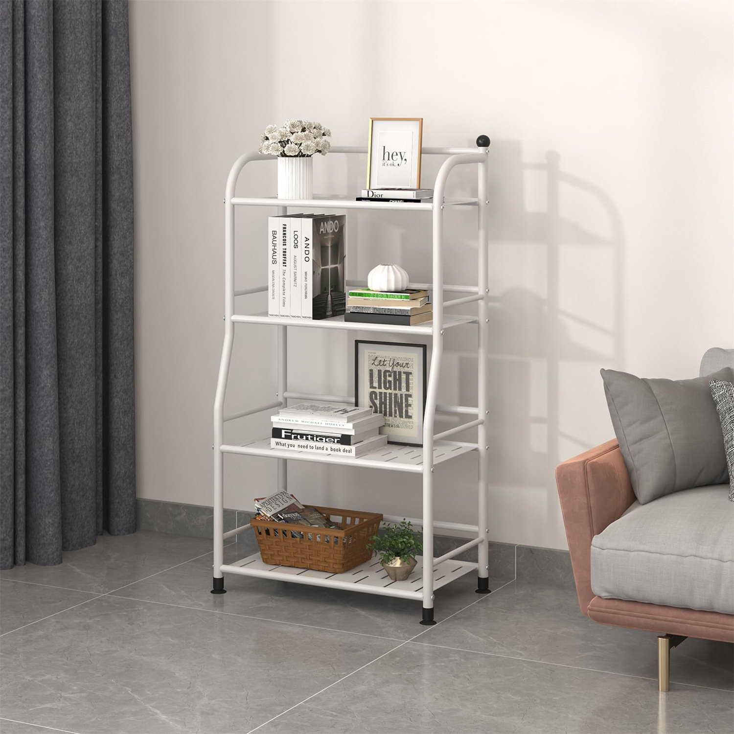 17 Stories Sturdy 4-Tier Metal Storage Rack - Wayfair Canada
