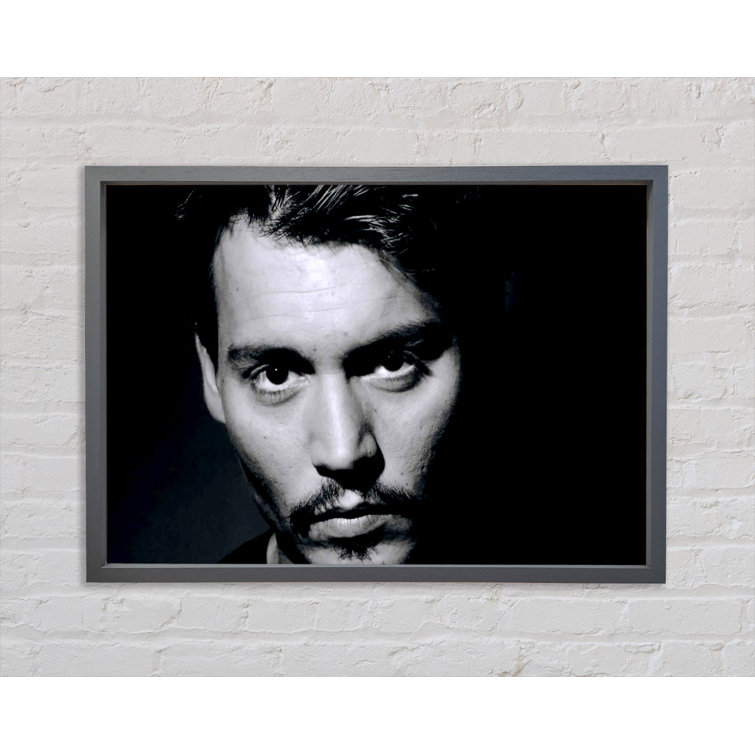 Bright Star Johnny Depp Face - Single Picture Frame Art Prints on ...