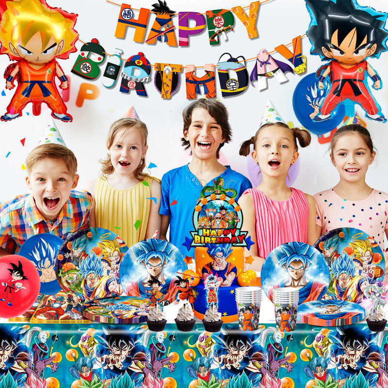 LUMCRAJEMS Cartoon Birthday Decoration, 81pcs Cartoon Party Decoration ...