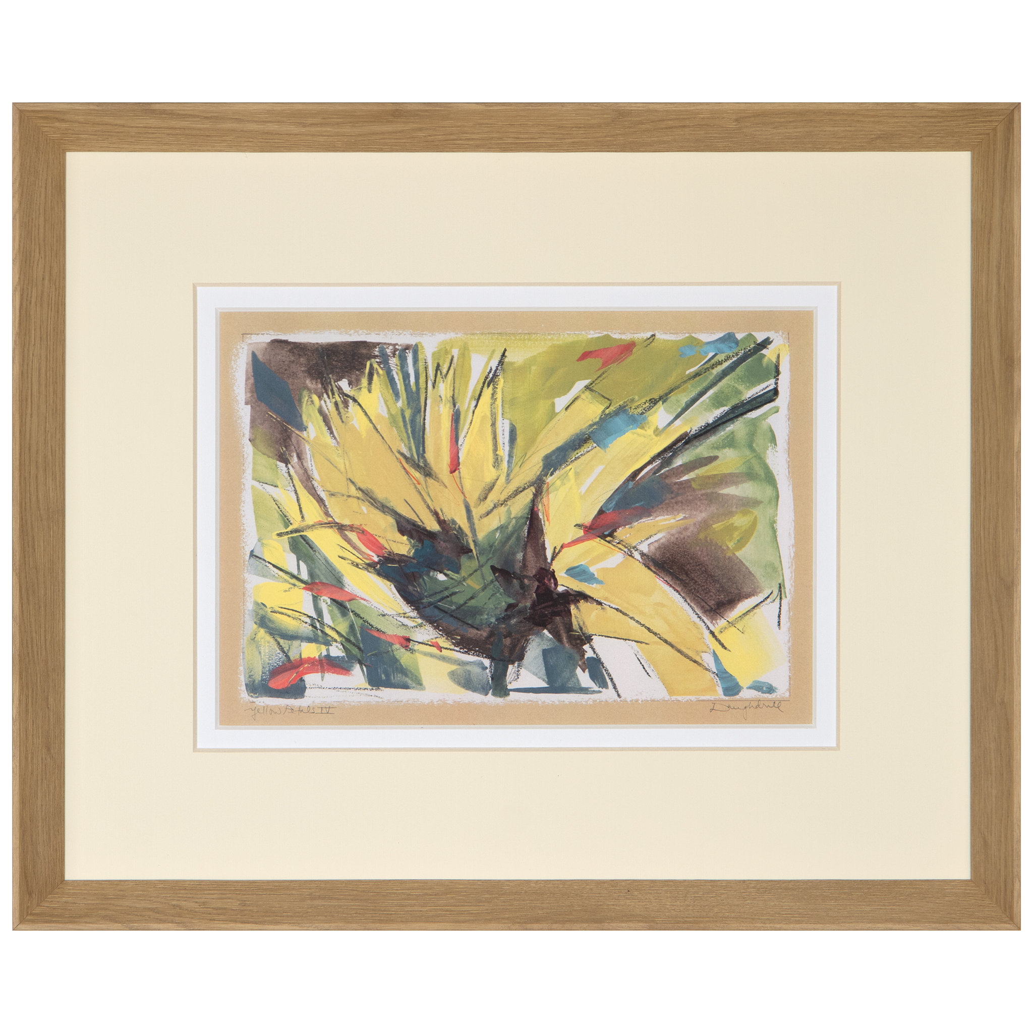 The Natural Light Daughdrill " Yellow Petals IV " by Daughdrill | Wayfair