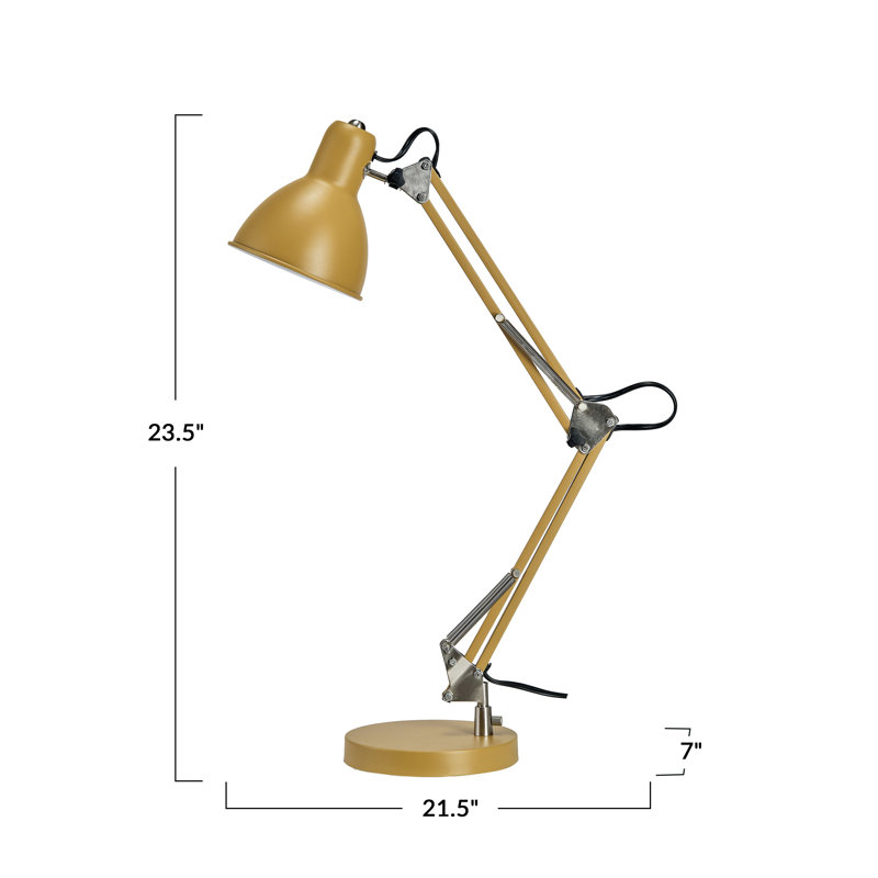 Hokku Designs Sunbeam Articulated Metal Table Lamp | Wayfair