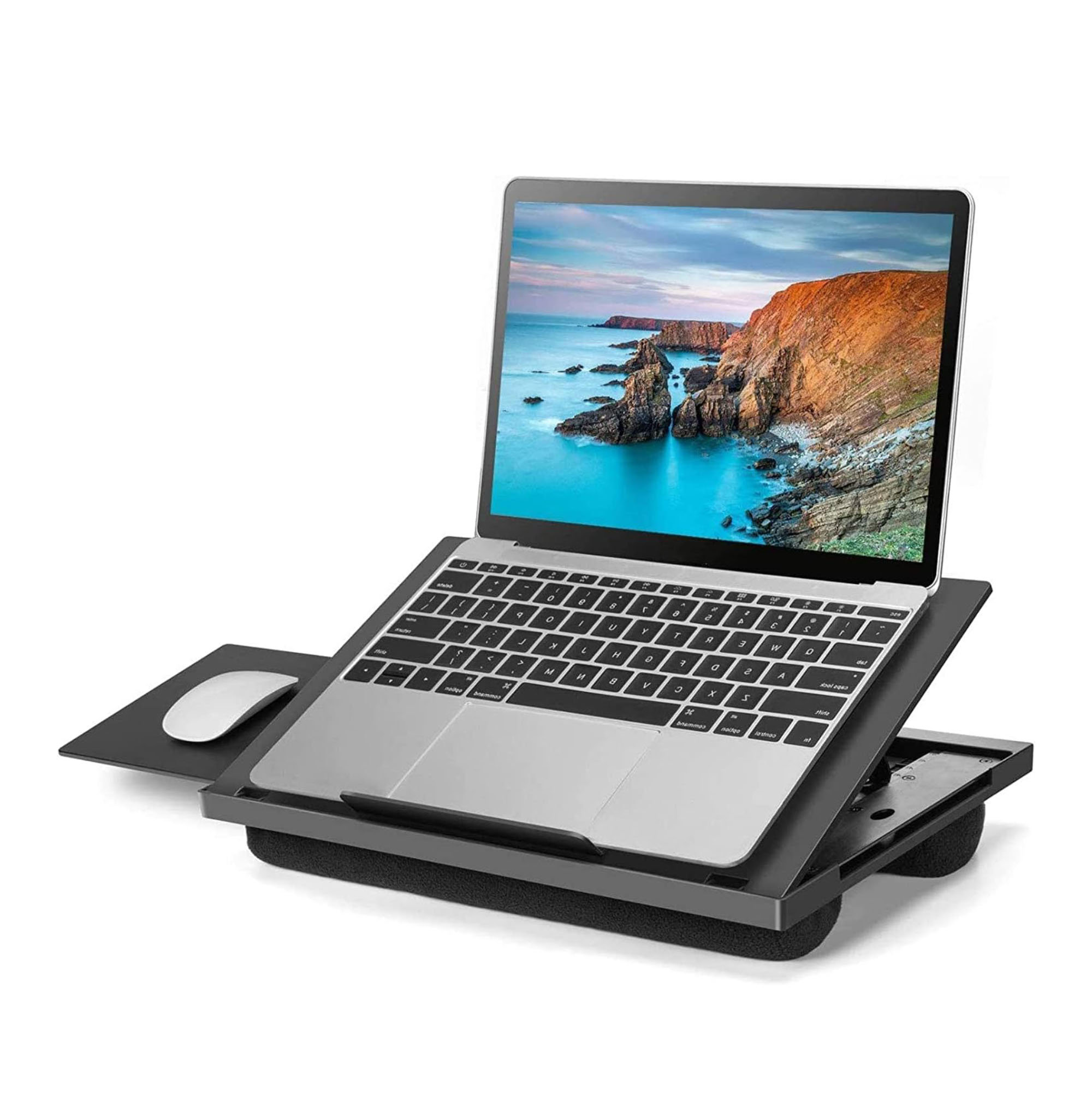Latitude Run® Adjustable Lap Desk With 6 Adjustable Angles, Detachable ...
