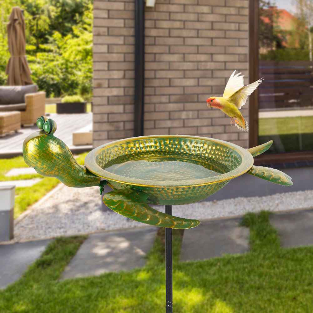 Lark Manor™ Turtle Bird Baths,Rustproof Birdbaths For Garden - Wayfair ...