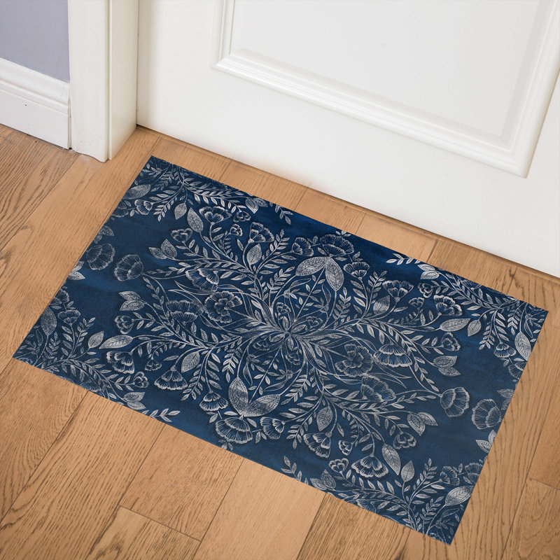 Lark Manor Anique Floral Outdoor Doormat & Reviews | Wayfair
