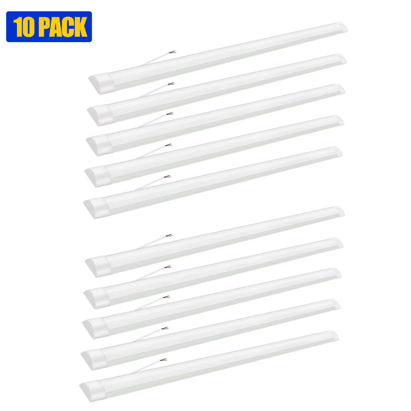 WYZM 4 ft. 200-Watt Equivalent 4500 Lumens LED Garage Shop Light 5500K ...