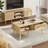 Bay Isle Home™ Wood Coffee Table With Storage, Boho Dining Table With ...