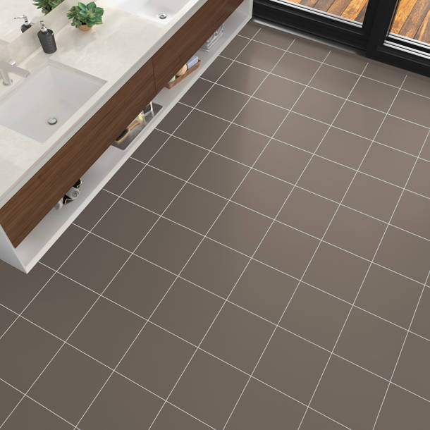 Pixl True Story Textured 12'' W x 12'' L Porcelain Throughbody Singular ...