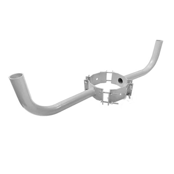 Choierled Lighting 2 Fixture Wood Pole Bullhorn Mount For 10-13 Inch ...