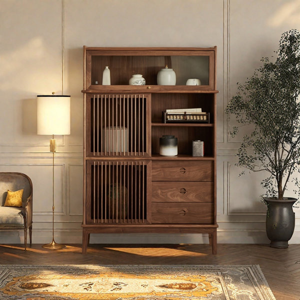 Kaoloupin Japanese Style Vintage Utility Bookcase | Wayfair