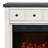 Lark Manor Eradis Solid Wood Rustic 32" Farmhouse Electric Fireplace ...