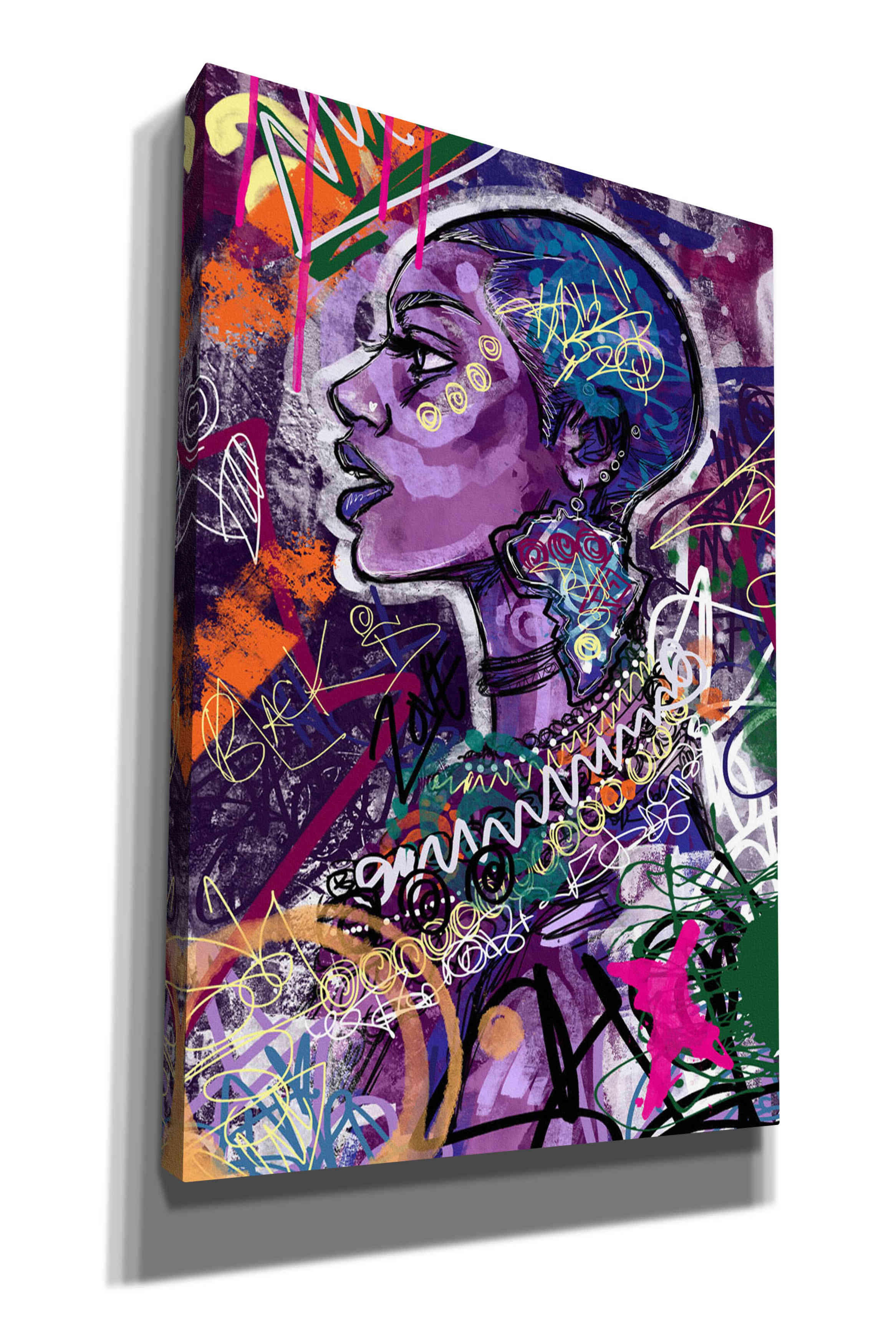 Mercer41 Black Is Love by Justin Copeland - Wrapped Canvas Graphic Art ...