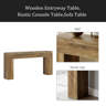 Latitude Run® Wooden Entryway Table,Rustic Console Table,Sofa Table ...