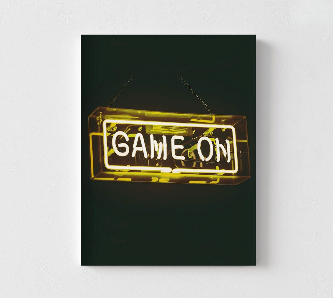 WeFrameArt Gamer Gifts Idea, Cool Gaming Stuff Room Decor Poster, Geeky ...