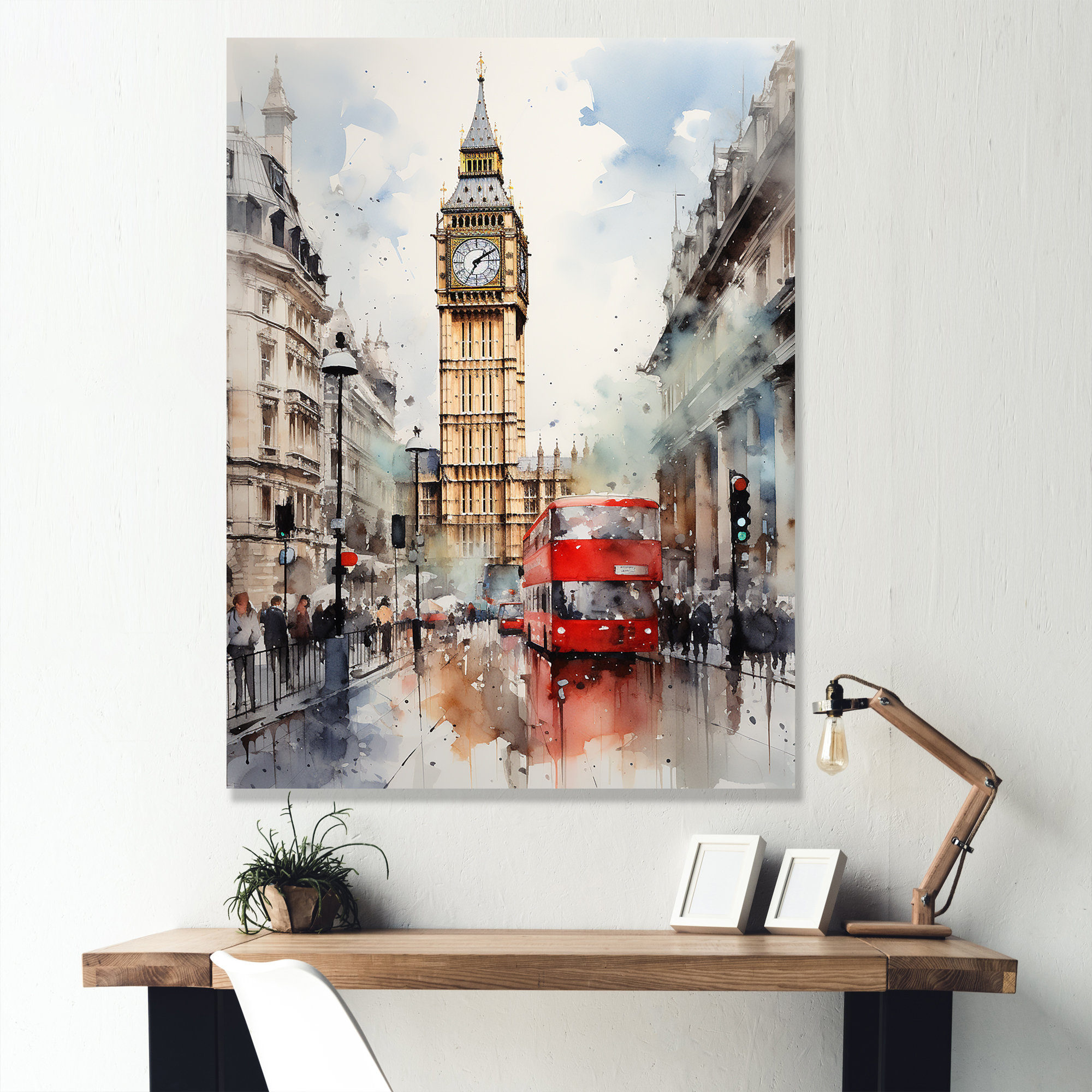Lark Manor™ Big Benlondon Skylines II - City London Wall Ar | Wayfair