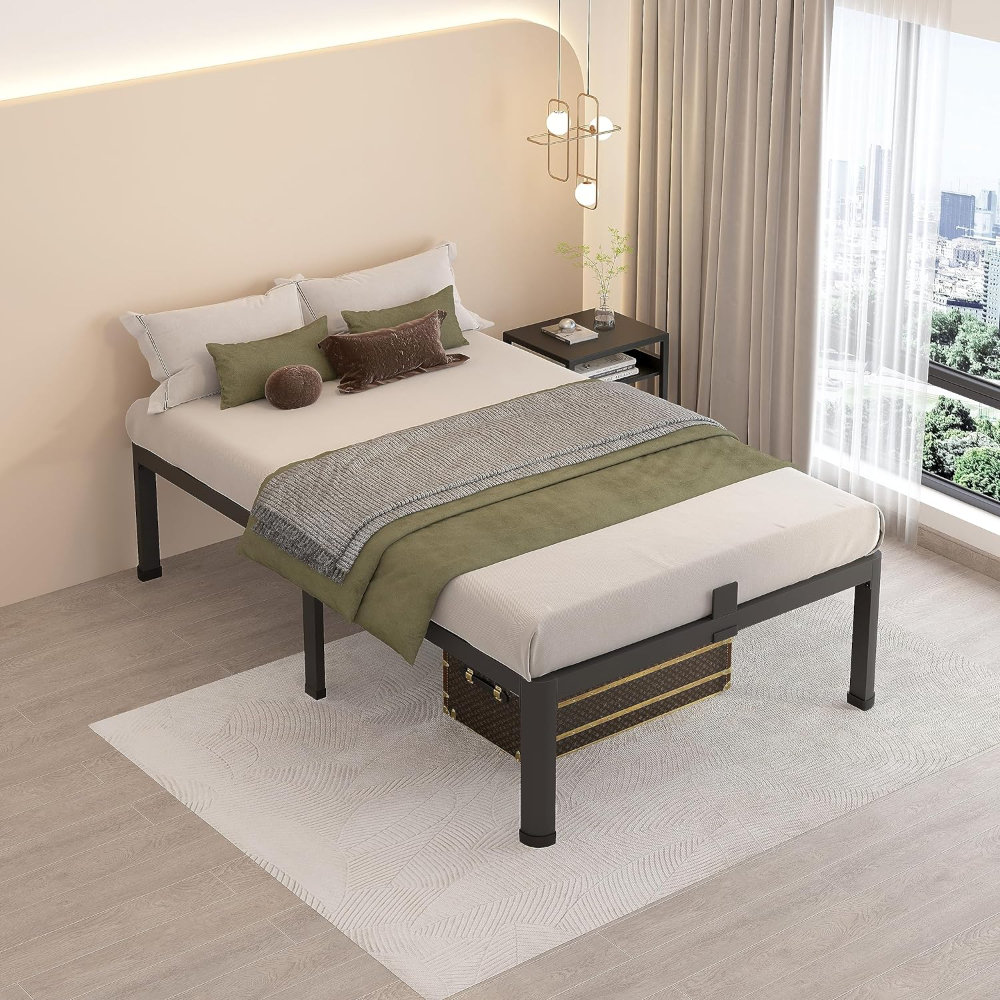 Latitude Run® 16 InchBed Frames With Round Corner Legs Mattress Slide ...