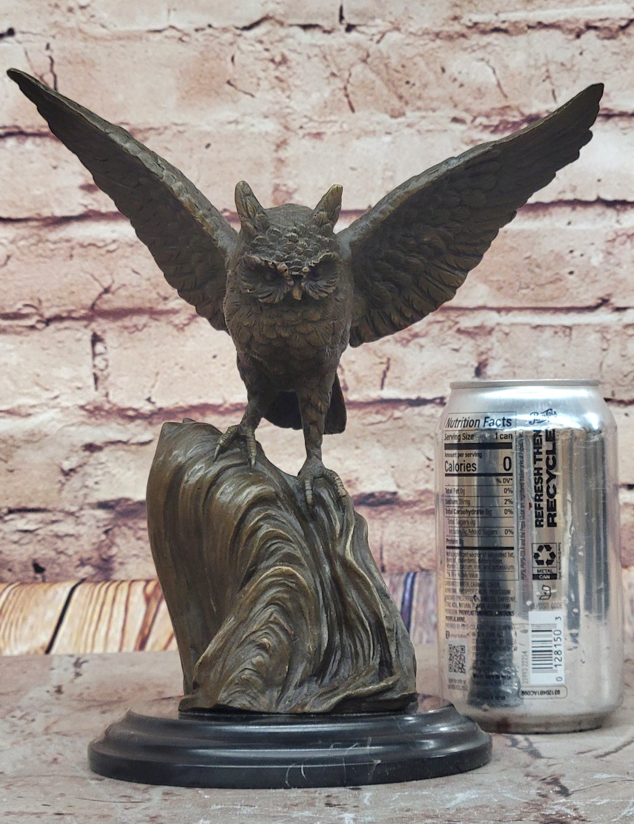 Red Barrel Studio Soaring Bronze Owl by Mario Nick – Majestic Wildlife ...