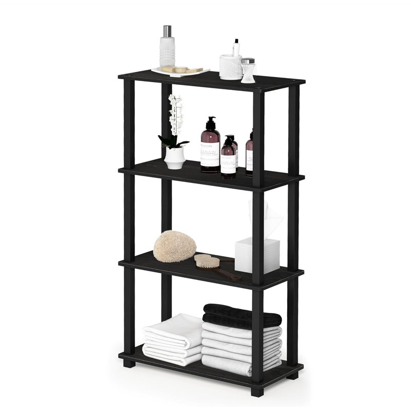 WFX Utility™ 4-Tier Multipurpose Square Tube Shelf Display Rack ...