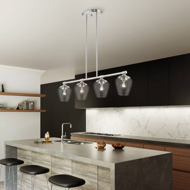 Brayden Studio® Tavera 9 - Light Kitchen Island Pendant | Wayfair