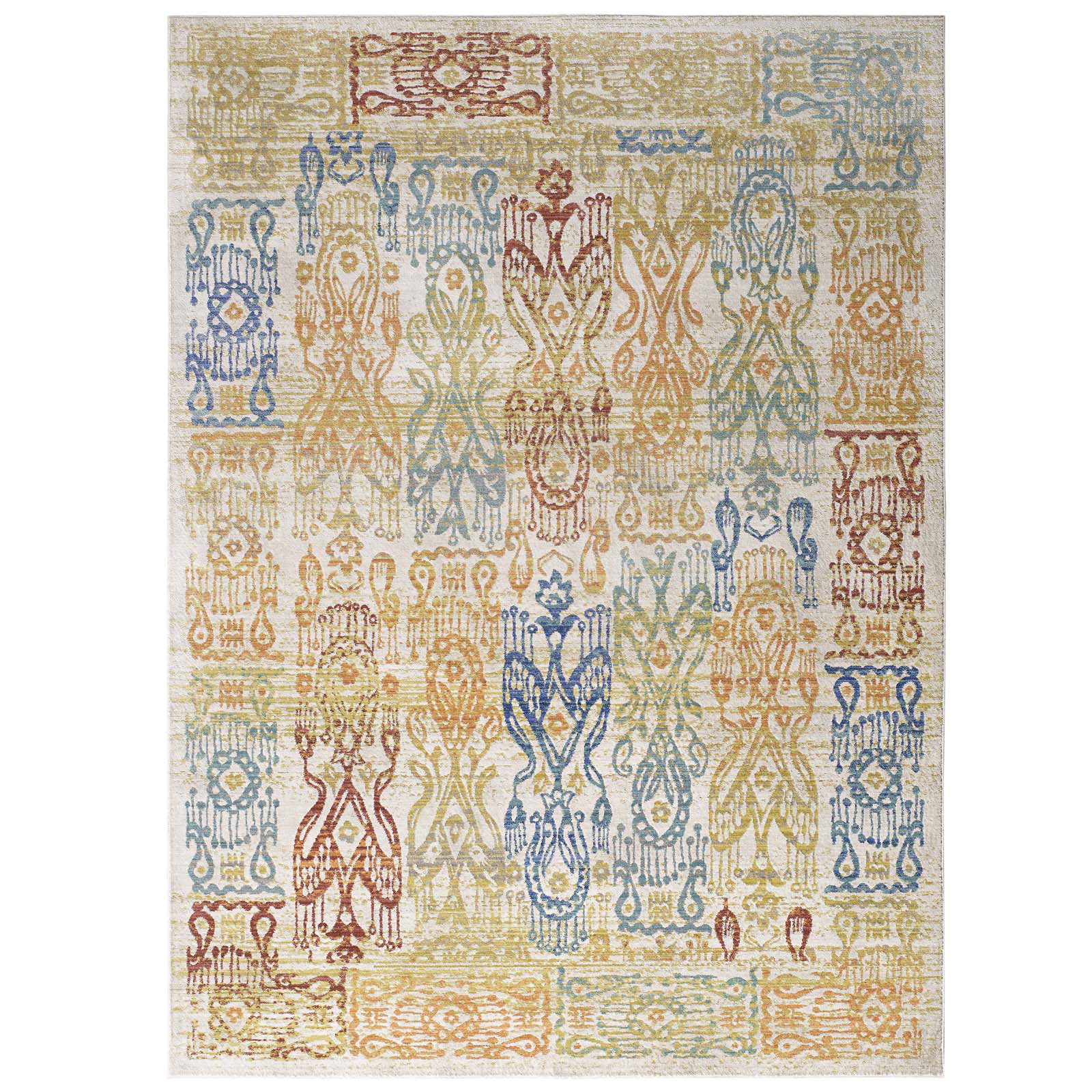 Modway Solimar Distressed Southwestern Aztec Area Rug | Wayfair