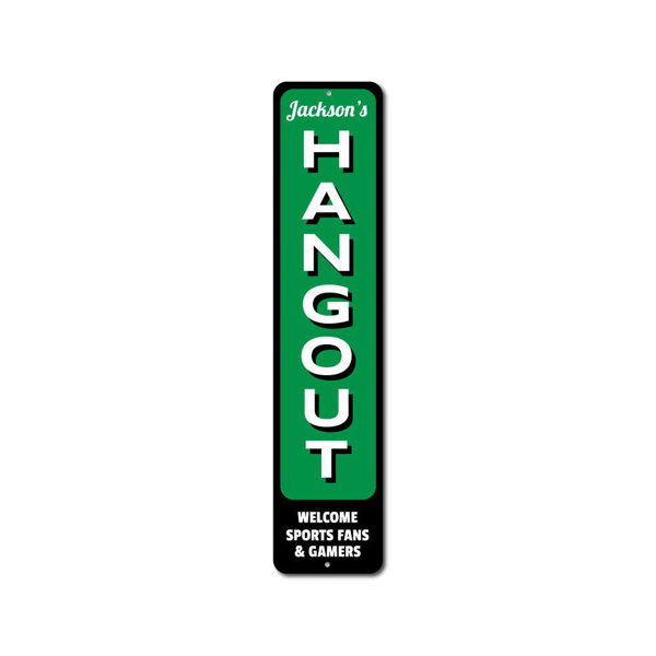 Lizton Sign Shop, Inc Hangout Custom Aluminum Sign | Wayfair