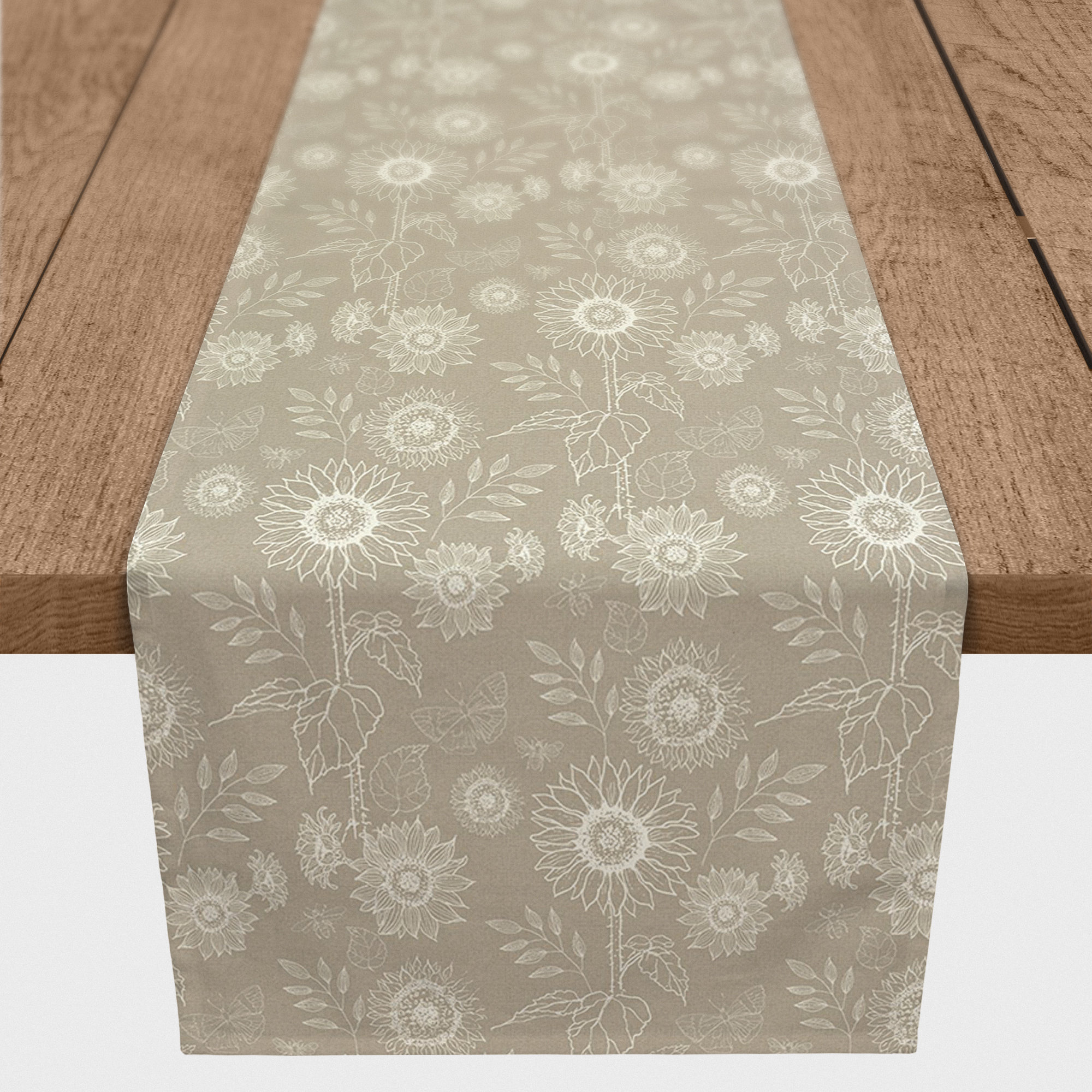 Rosalind Wheeler Rectangular Floral Table Runner | Wayfair