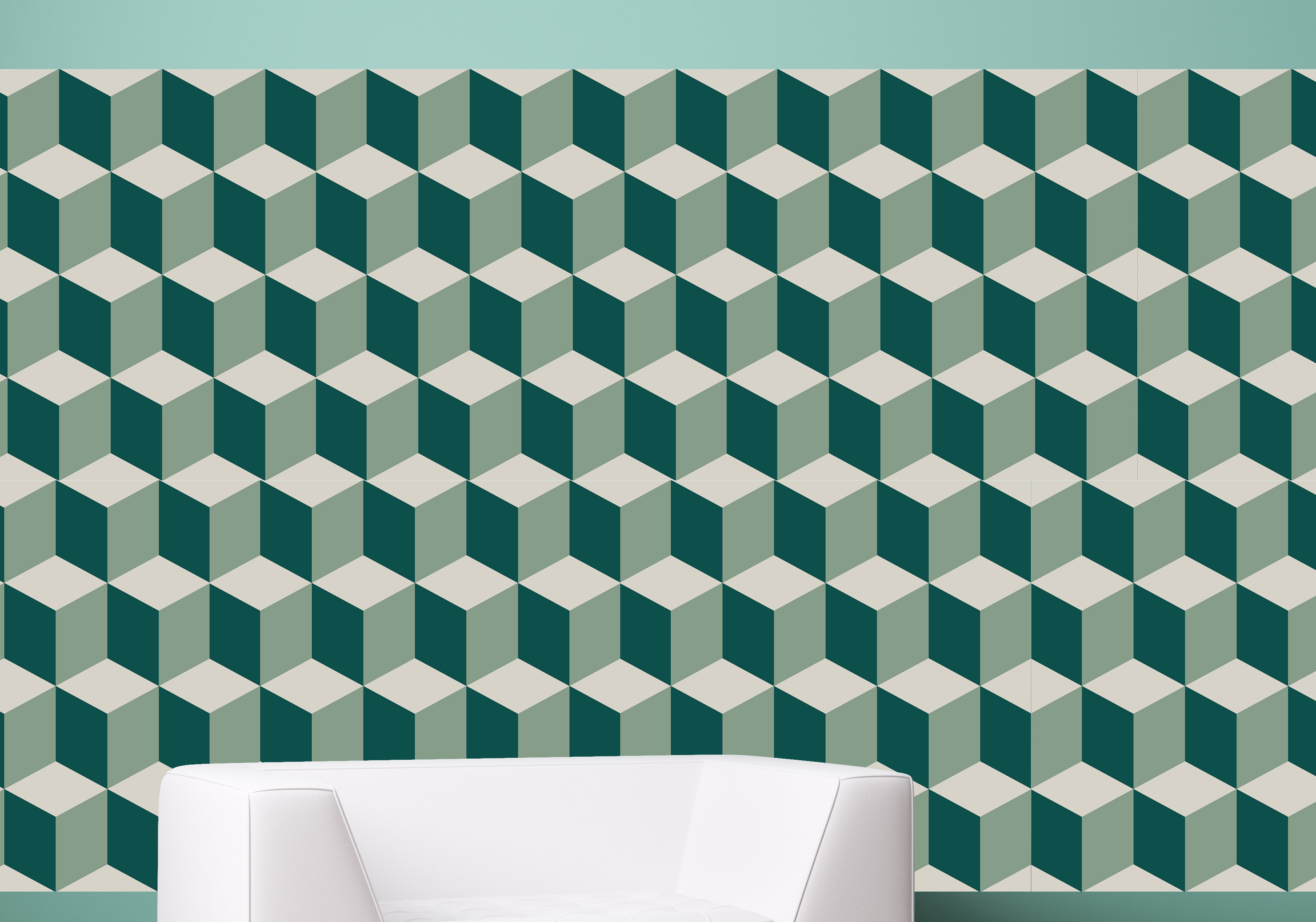 Wrought Studio™ 3D Cubes Wall Decal | Wayfair