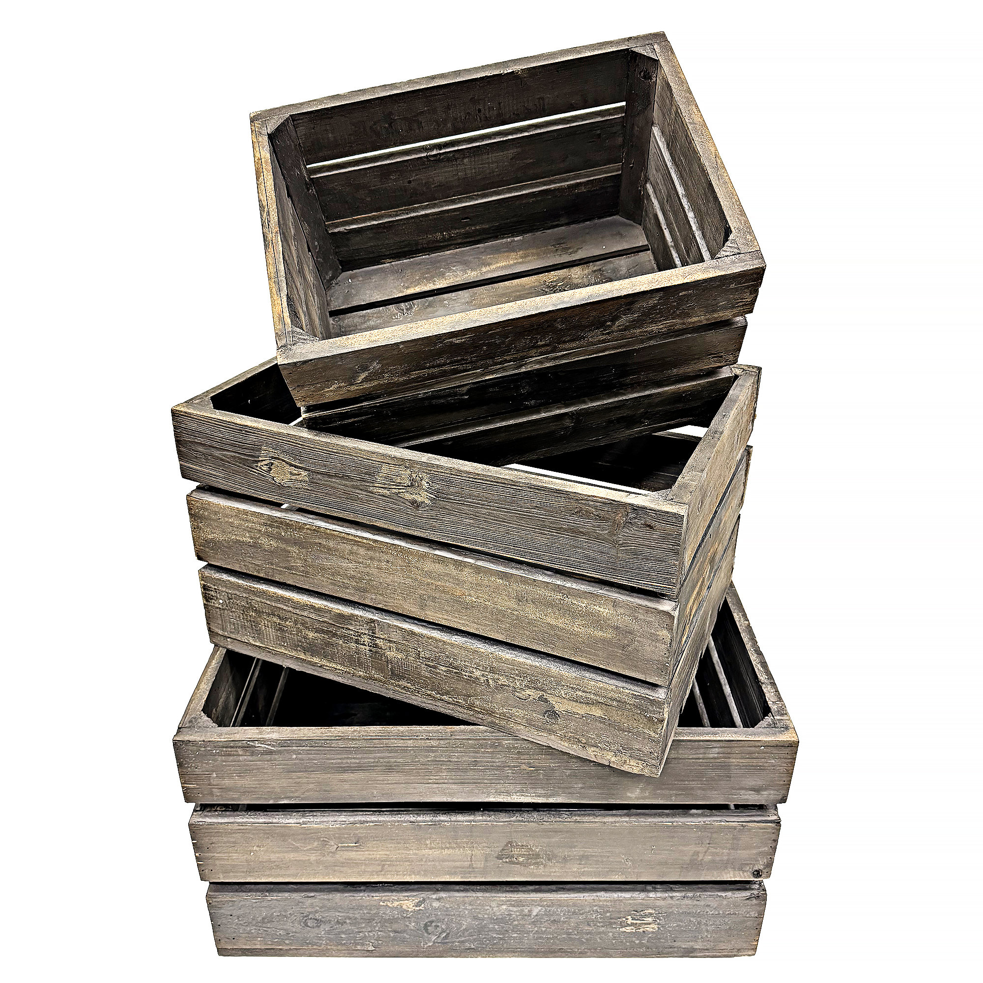 Loon Peak® Jamond 3 Piece Wooden Decorative Box Set | Wayfair