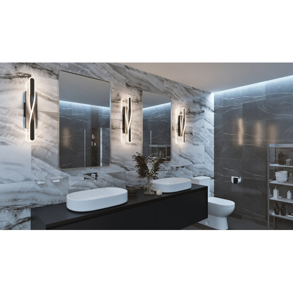 Ivy Bronx Adalberta 2 - Light Dimmable LED Bath Bar | Wayfair
