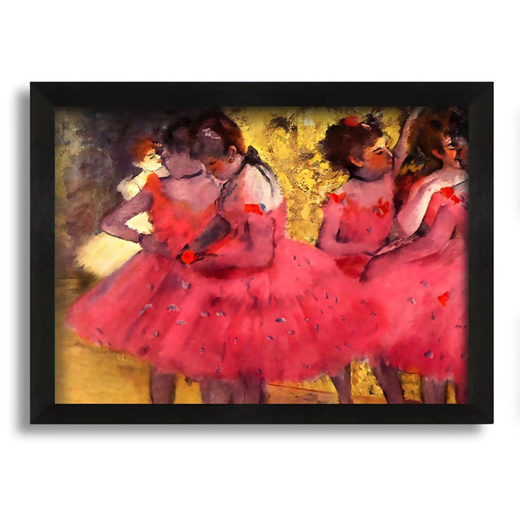 ClassicLiving Degas Dancers In Pink Between The Scenes Framed Print ...