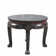 DYAG East Asian Classic Antique Black Round Solid Wood End Table | Wayfair