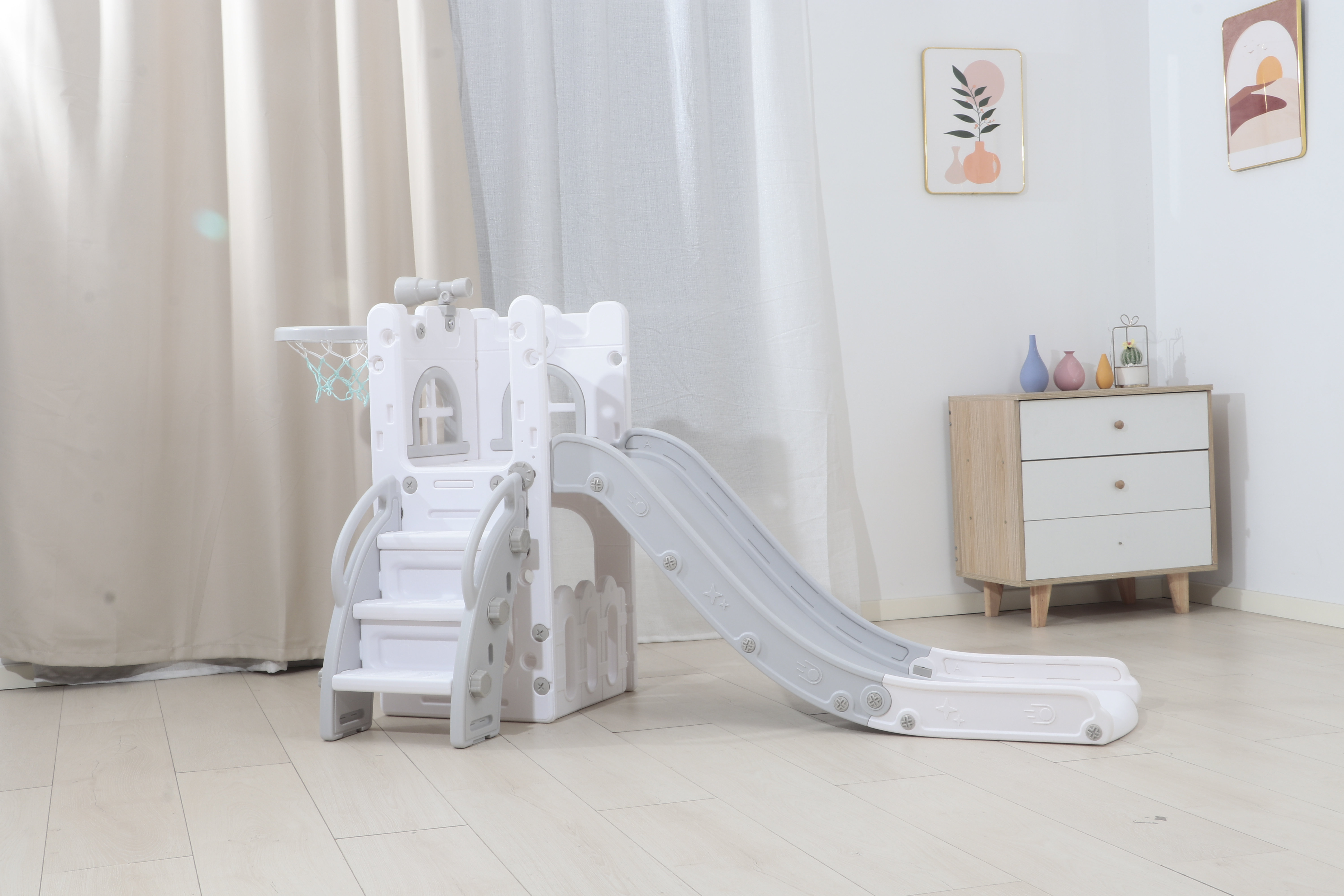 Sinda Funiture Slide For Toddlers, Indoor Outdoor Slide Toddler Playset ...