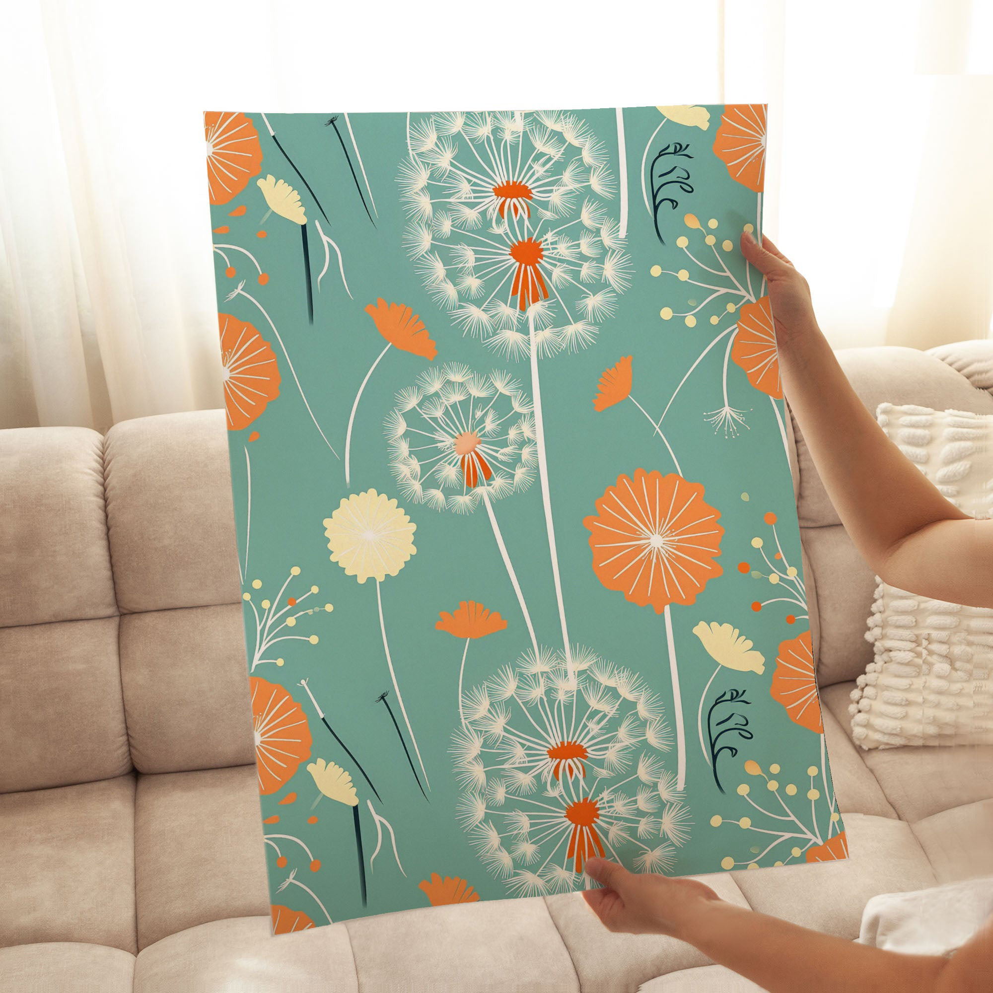 Winston Porter Botanical Spring Dandelions XI Modern Unframed Art Print ...