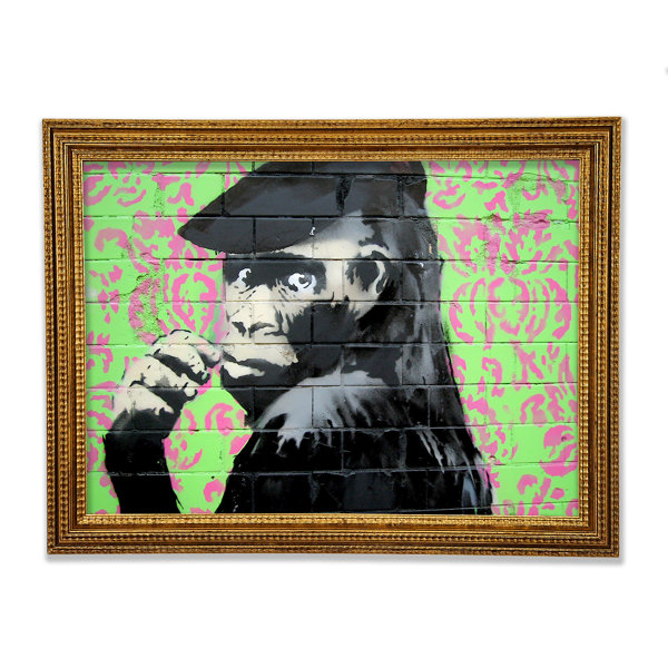 Bright Star Monkey Cap - Single Picture Frame Print | Wayfair.co.uk