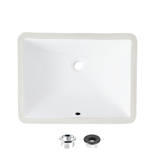 Duravit D-Code Metal Oval Undermount Bathroom Sink with Overflow ...