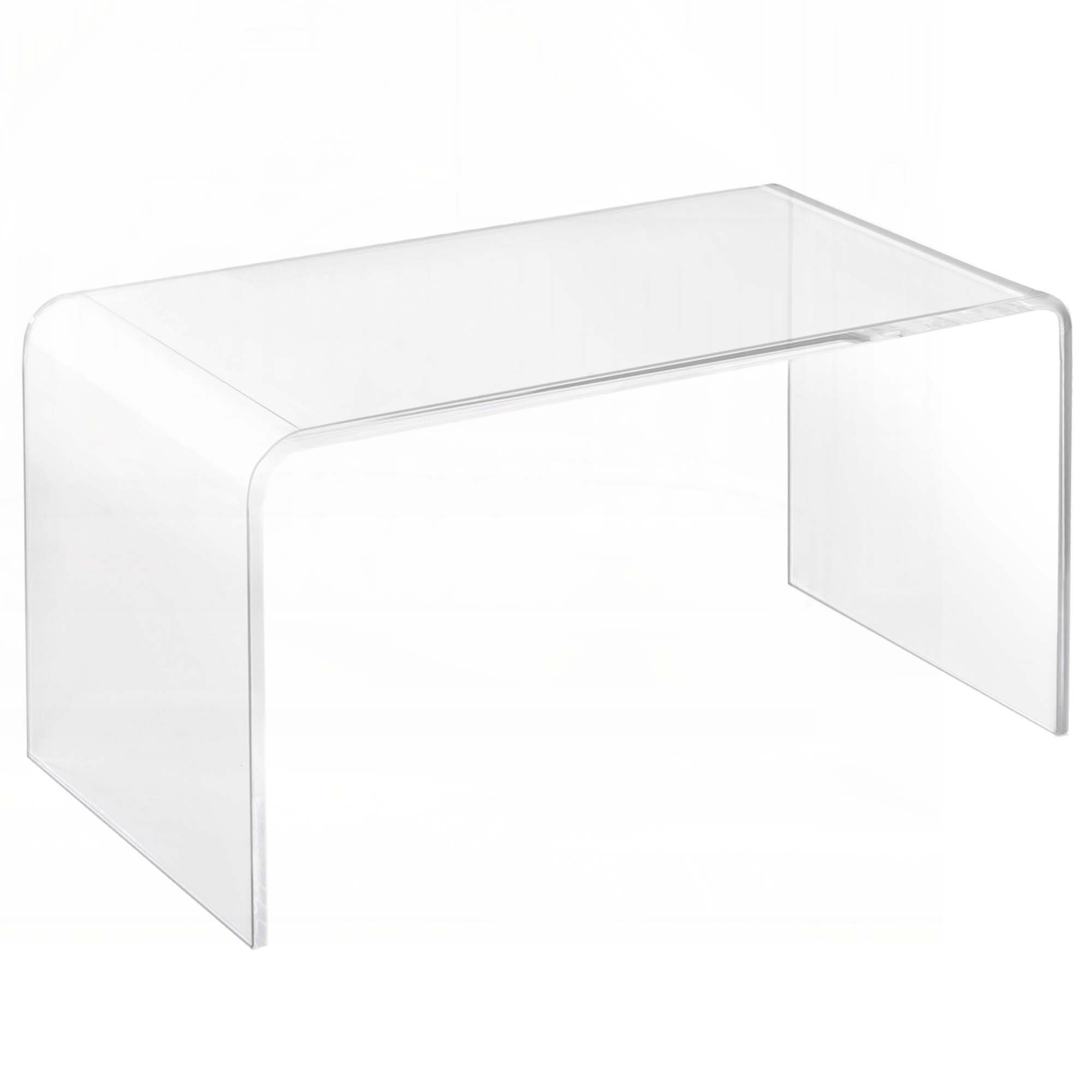 Latitude Run® Coffee Table WithAcrylic, Sled | Wayfair