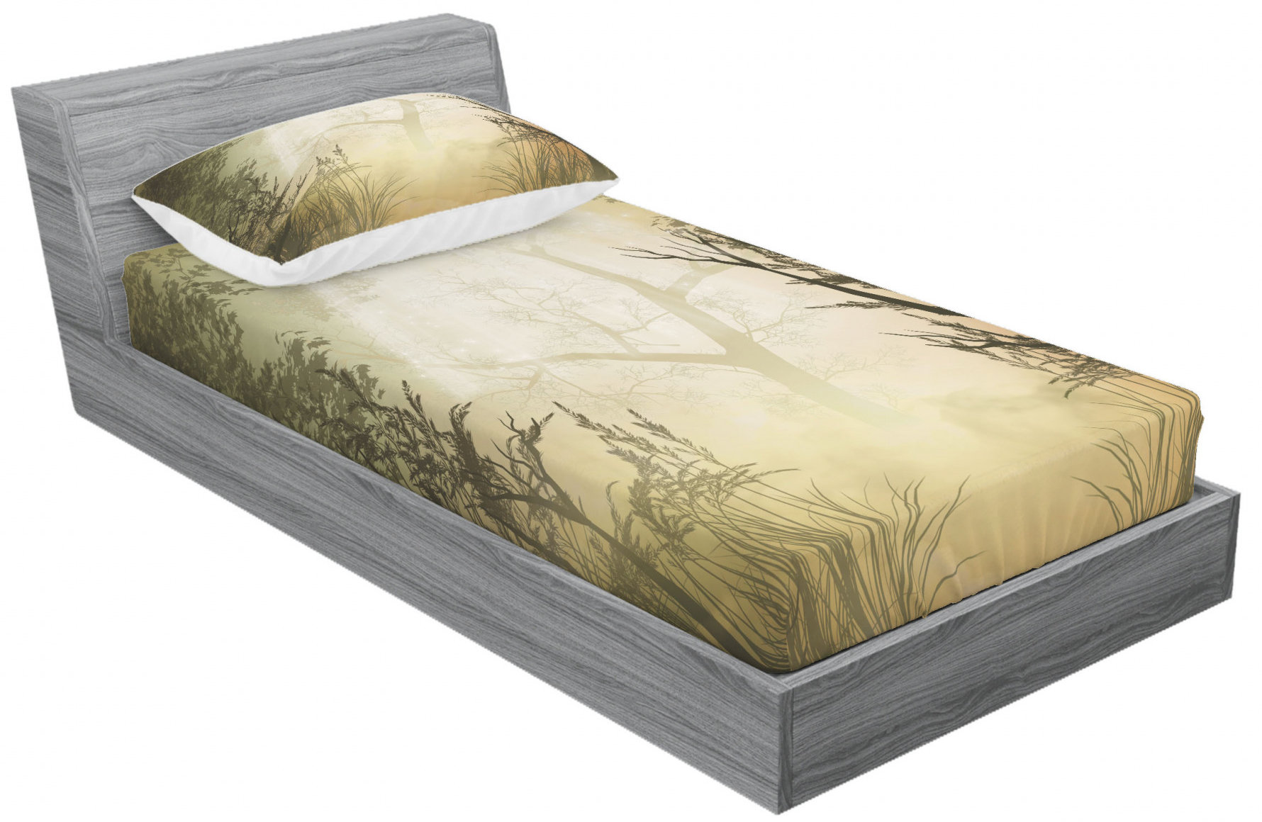 Ambesonne Mystic Forest Sheet Set | Wayfair