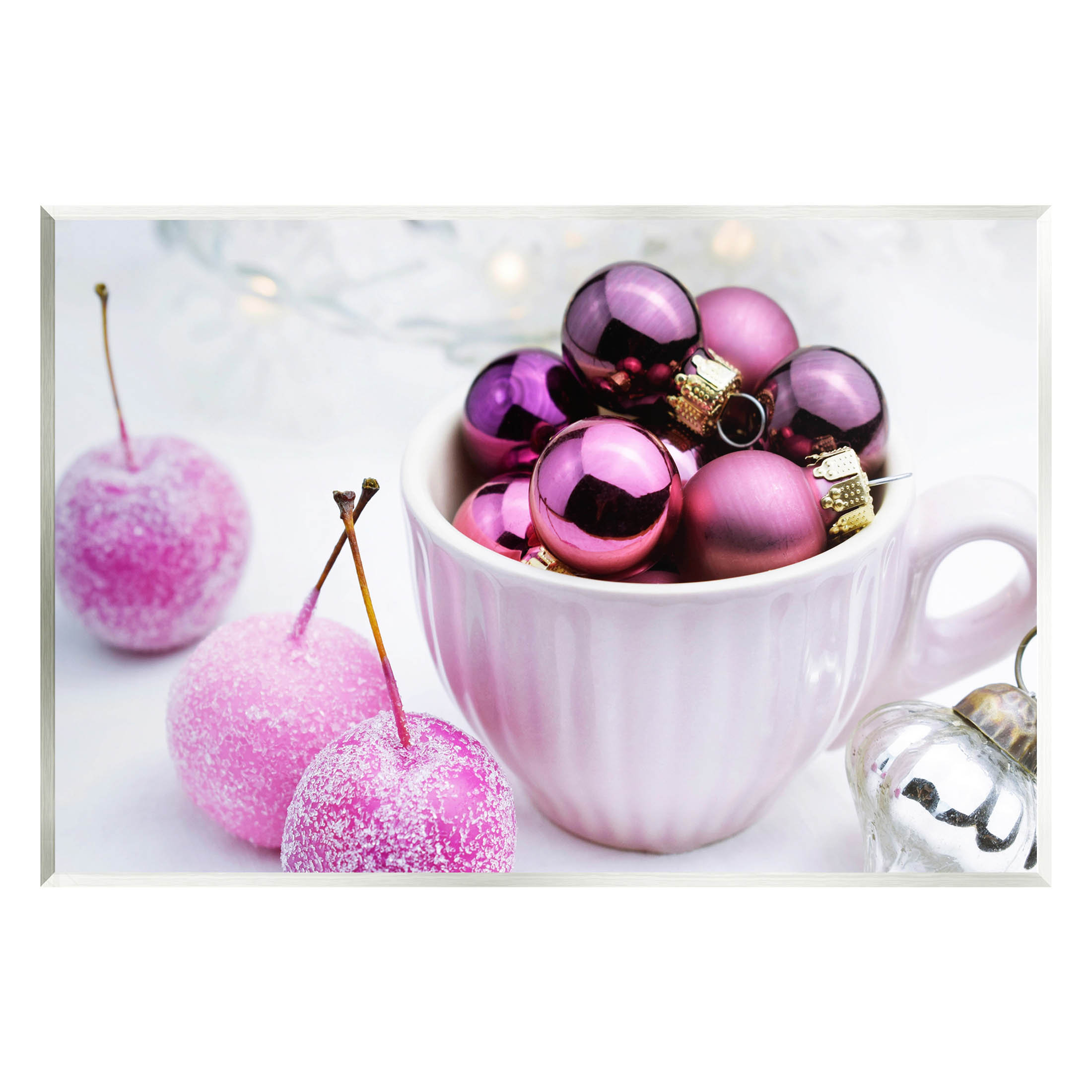 The Holiday Aisle® Glimmering Pink Christmas Ornaments by Lil' Rue ...