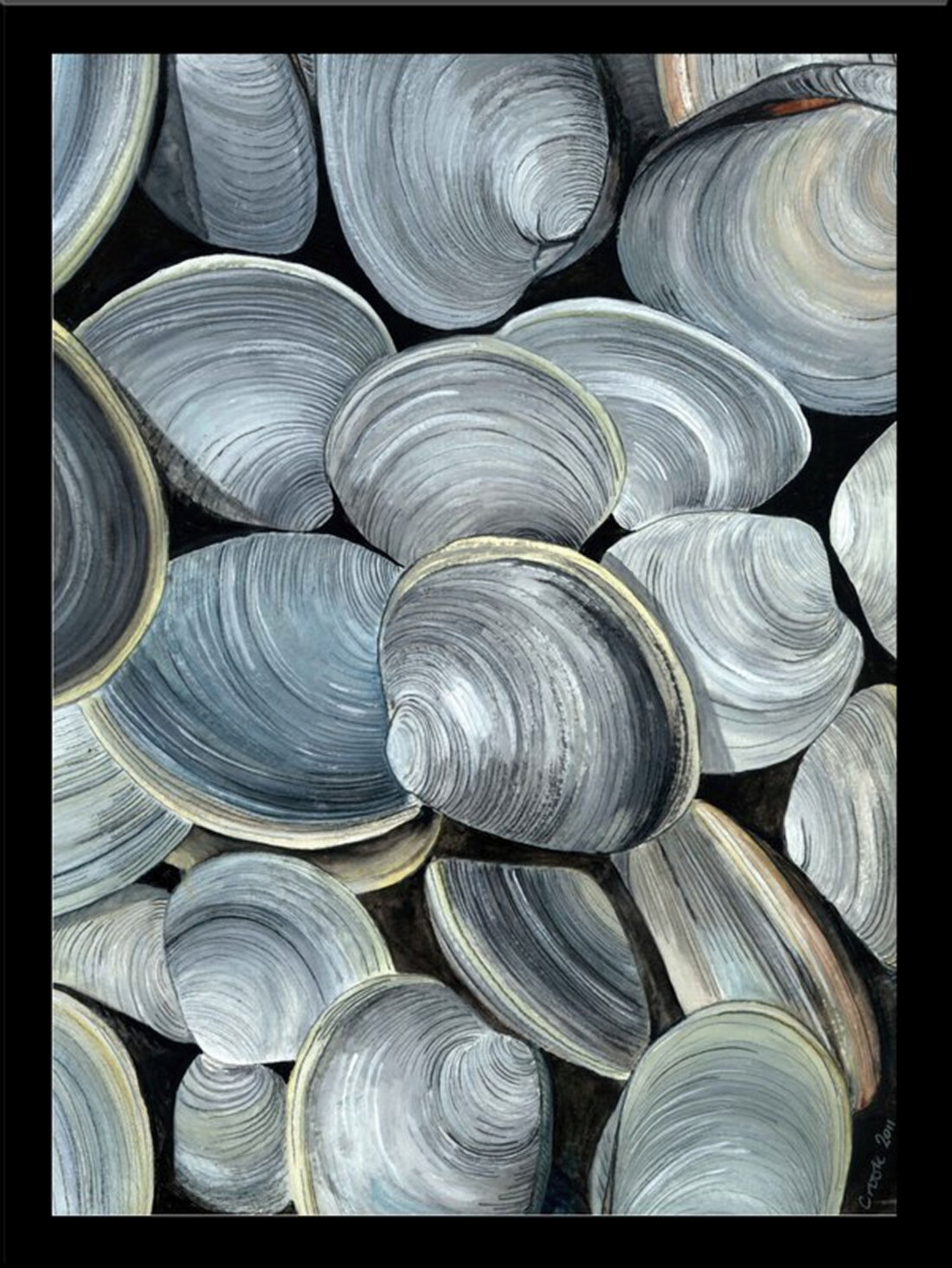 Breakwater Bay Quahog by Damon Crook - Picture Frame Graphic Art Print ...