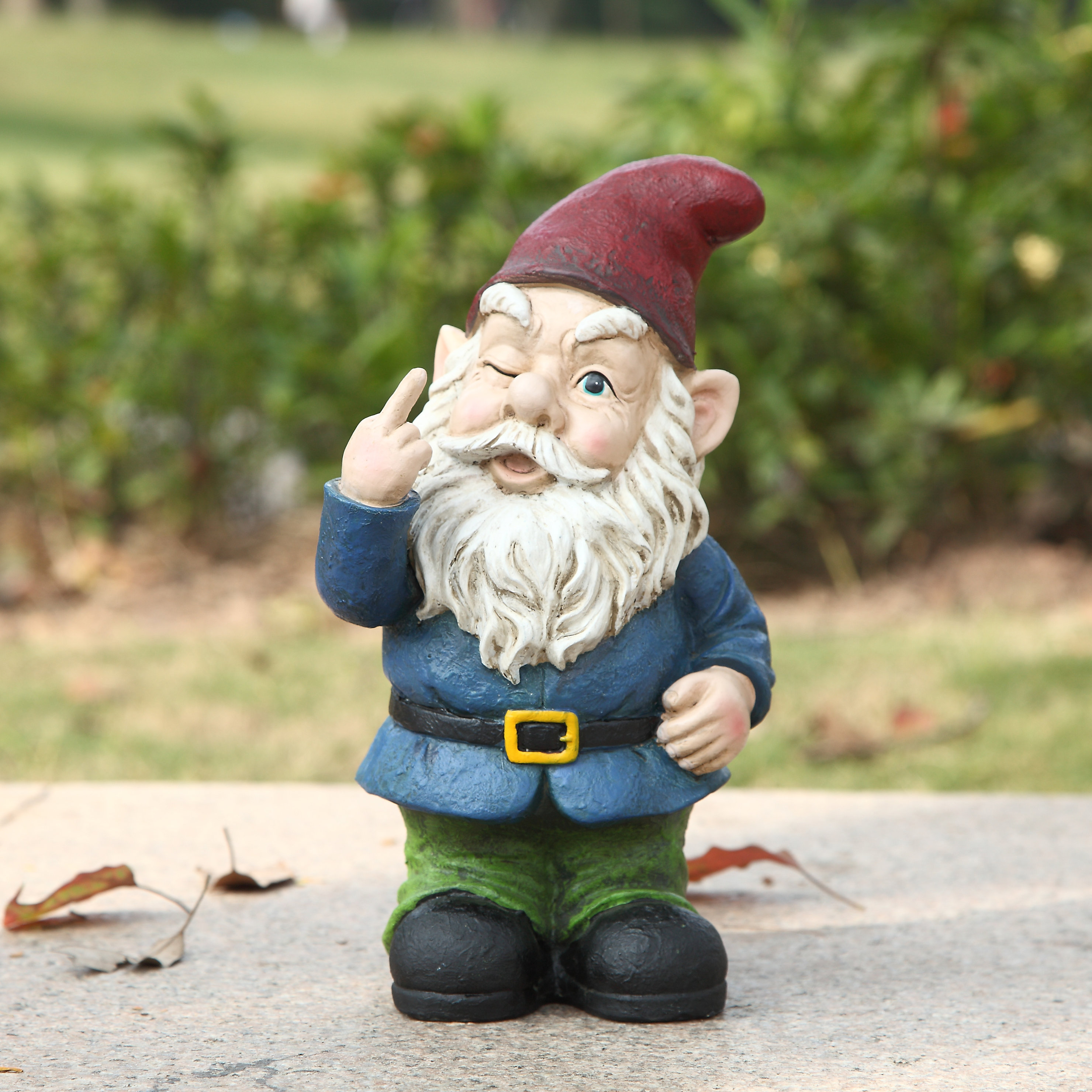 Hi-Line Gift Ltd. Winking Gnome Statue & Reviews | Wayfair