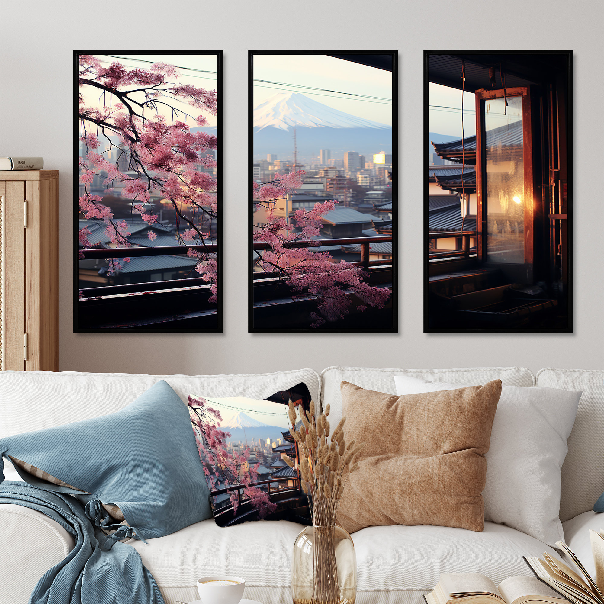 Lark Manor™ Japan Window City View Serenity - Japan Wall Art | Wayfair