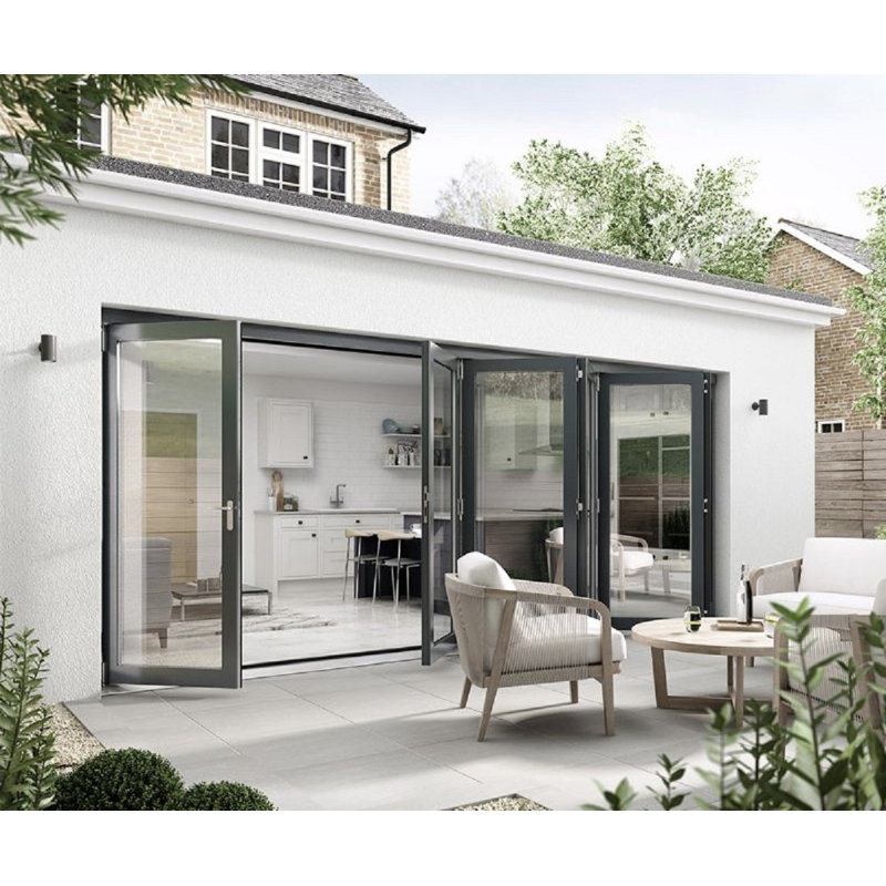 Avora Doors 84'' Paneled Aluminum Patio Doors | Wayfair